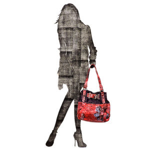 Candice Los Angeles | Bags | Floral Splash Print Belted Satchel | Poshmark